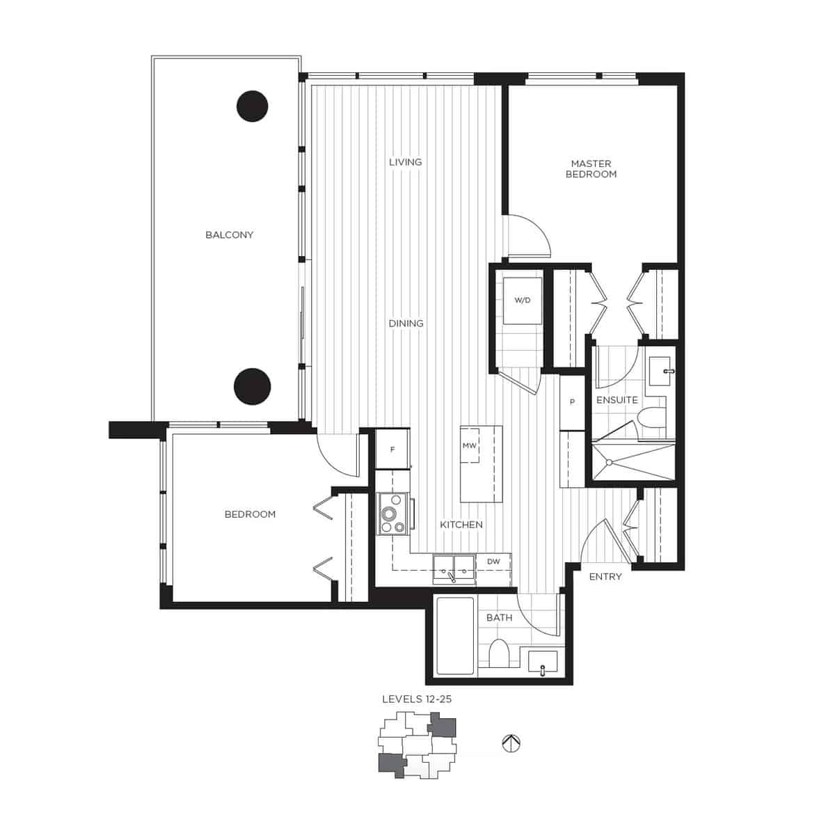 Plan B1 Adaptable 555 Sydney Ave Coquitlam